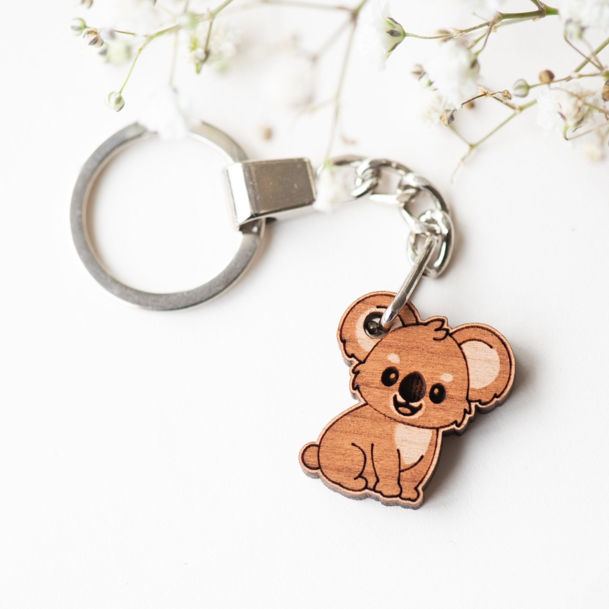 Koala Cherry Wood Keyring - KL20016 – Robin Valley Official Store
